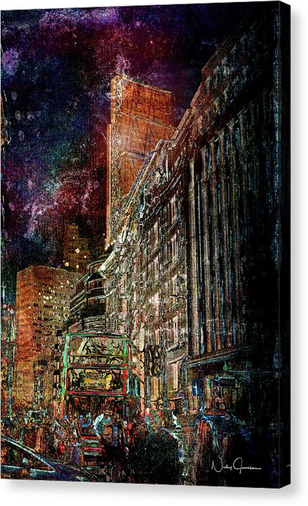 Night Bus - Canvas Print– Nicky Jameson Art